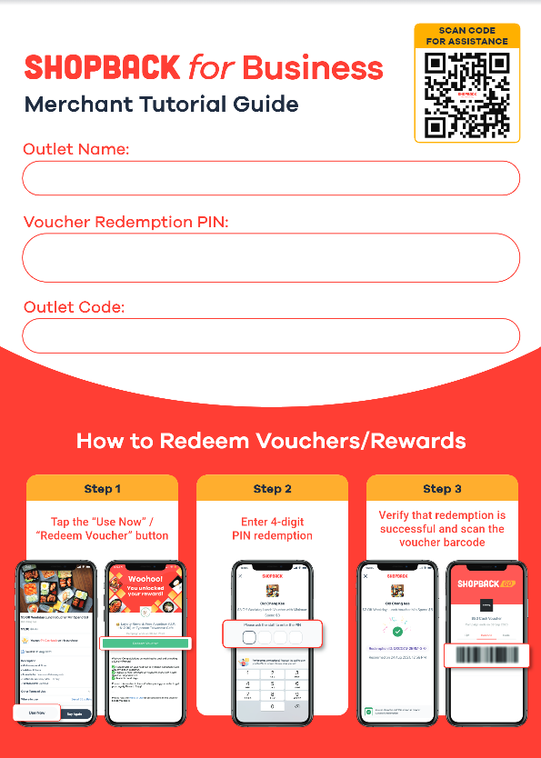 Where to find the voucher redemption PIN codes?