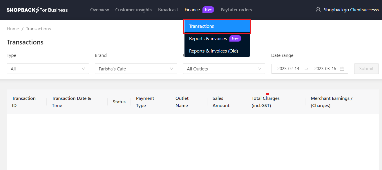 How to view ShopBack Pay Transactions?